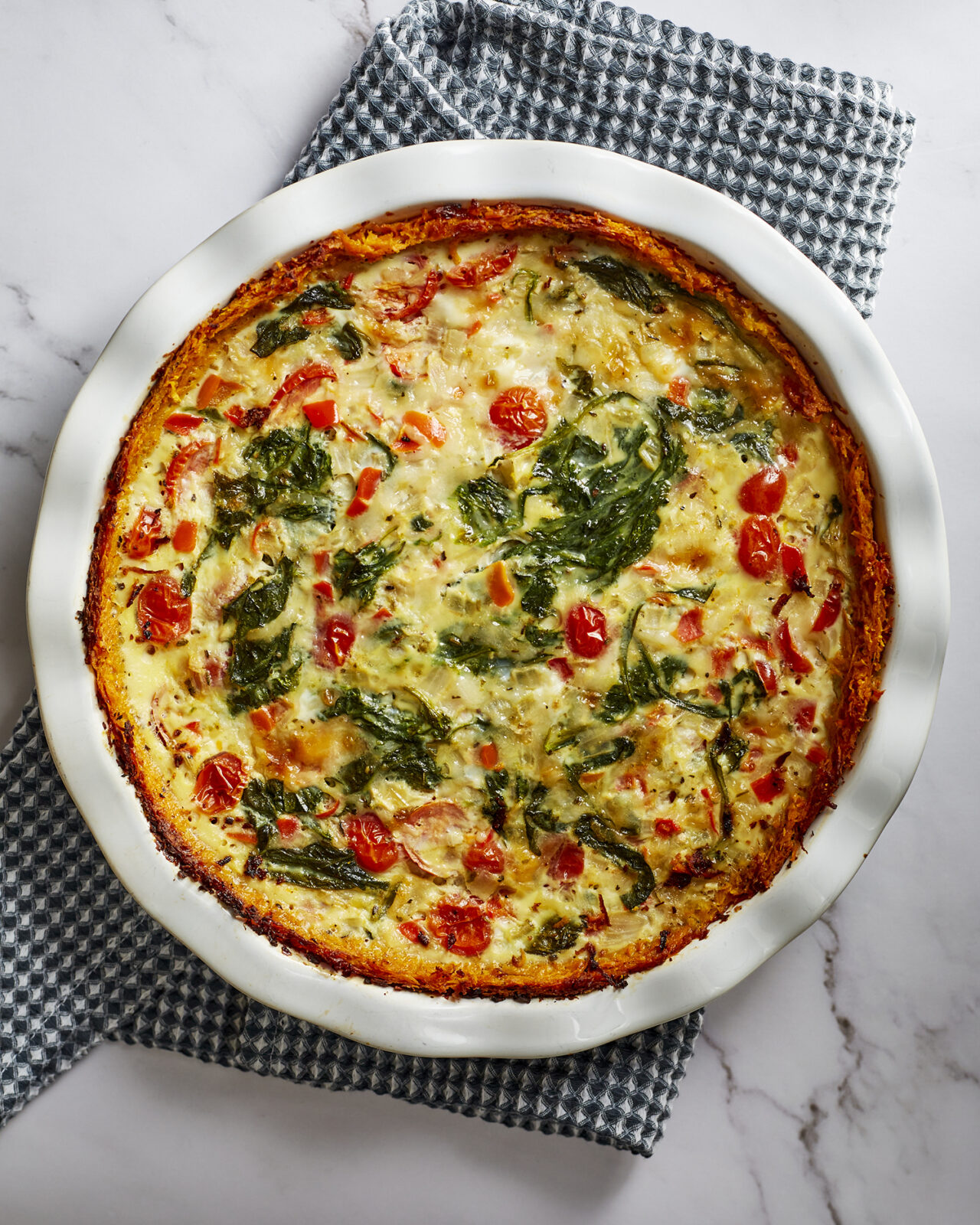 Savory Sweet Potato Quiche